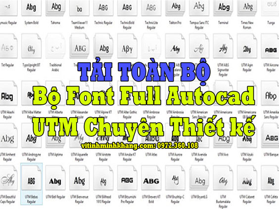 Thiếu Font AutoCAD và Cách cài đặt , Tải Bộ Font AutoCAD đầy đủ, Font ...